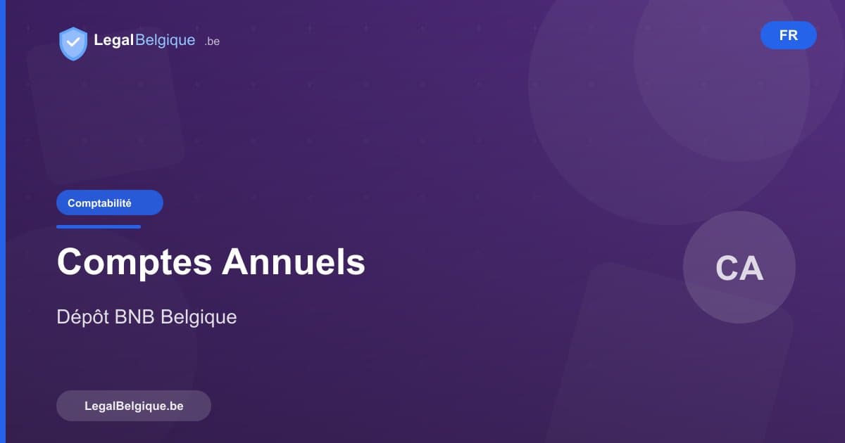 Dépôt comptes annuels BNB Belgique : guide complet - LegalBelgique ...